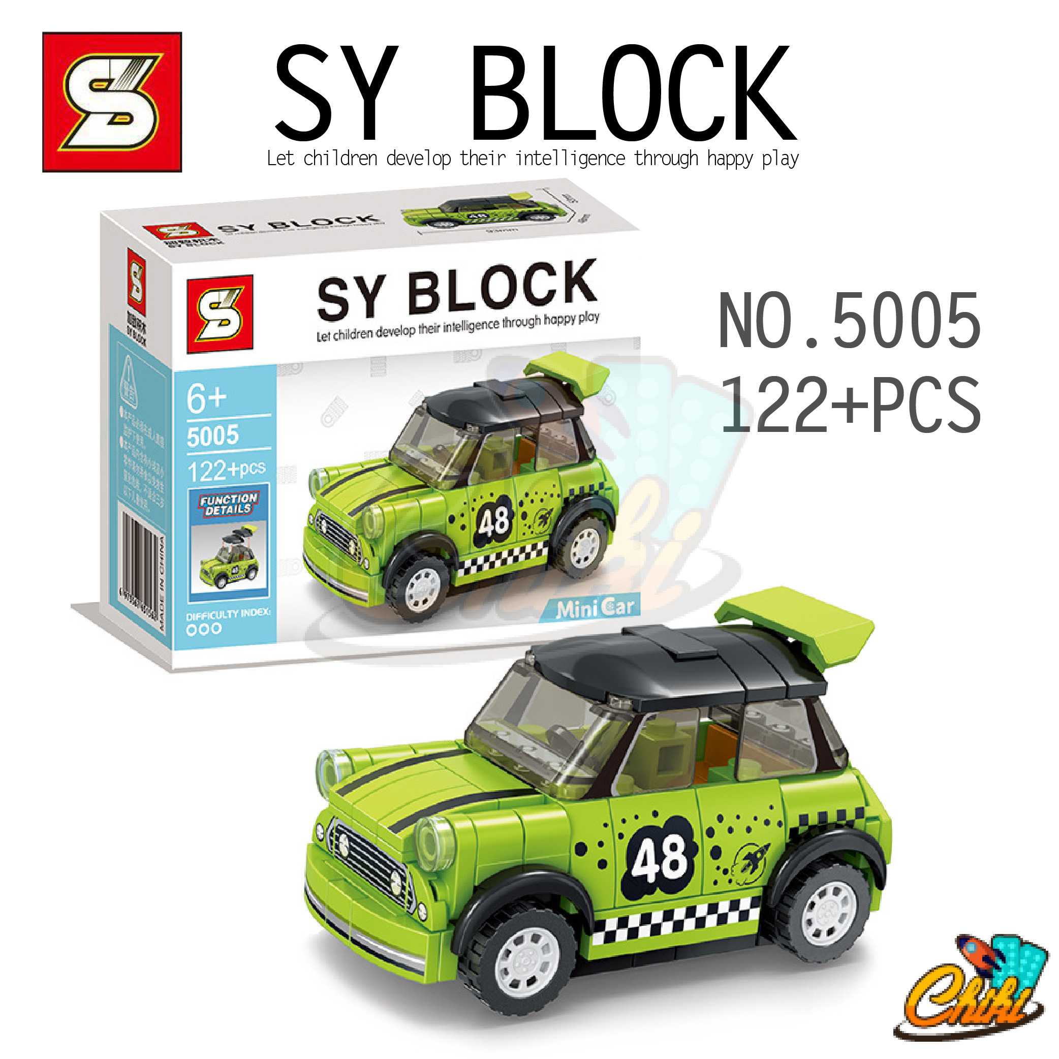 ตัวต่อ รถมินิ CAR MINI เเบบ 4 คัน สีพาสเทล SY5005-SY5008 เลือกได้ ...