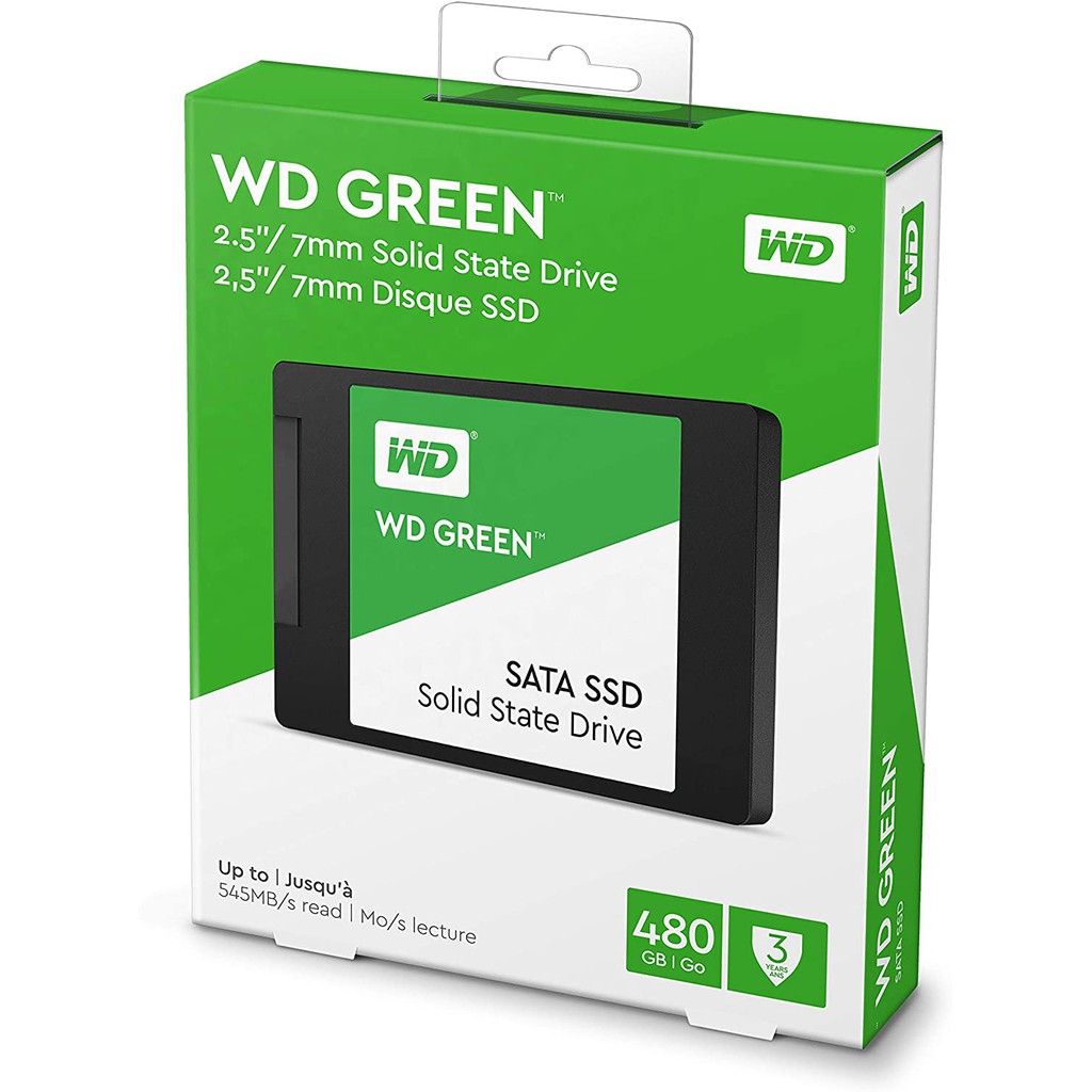 480 GB SSD WD GREEN WDS480G2G0A Warranty 3 Y Mongkorn