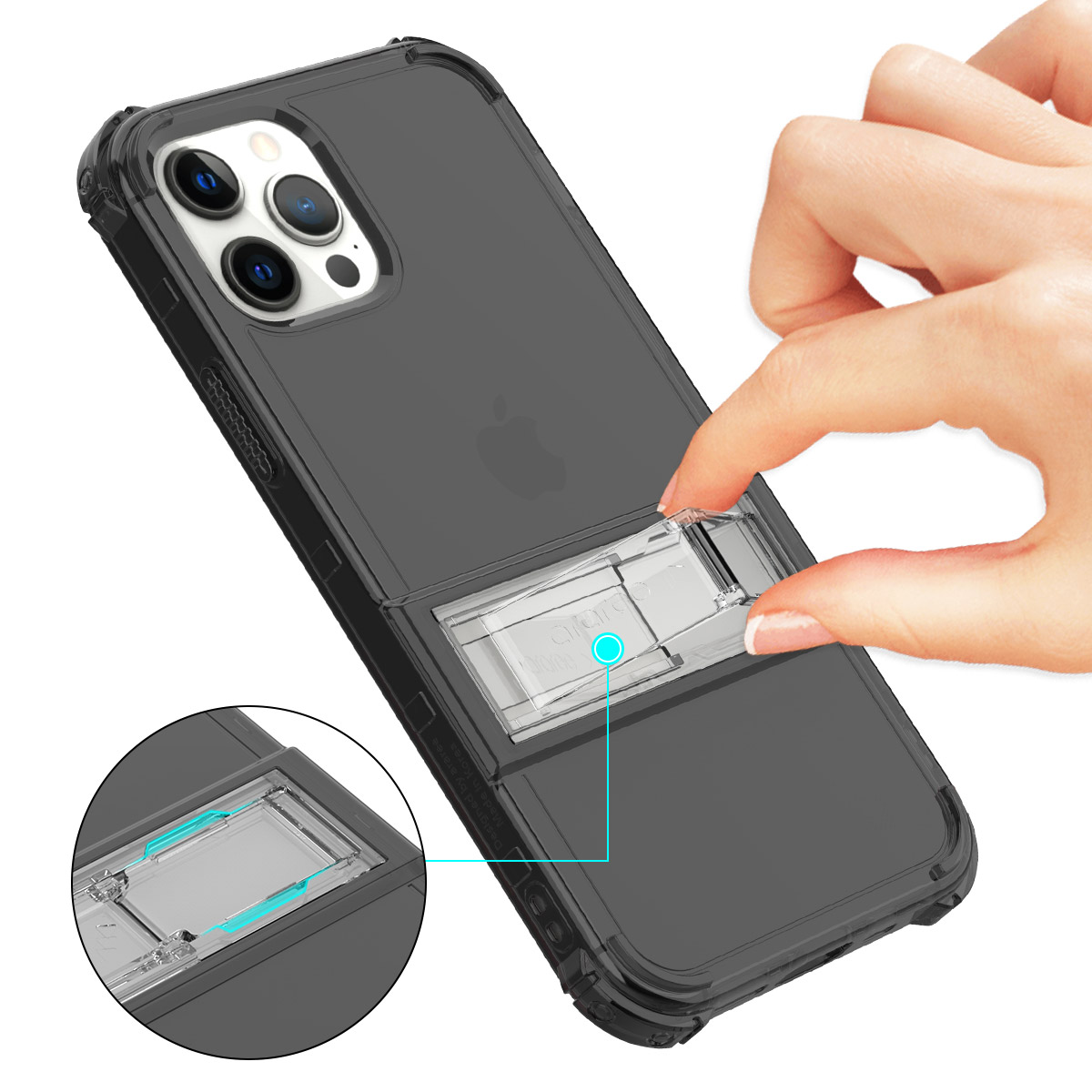 เคส Araree รุ่น Mach Stand - iPhone 12 Pro Max by Vgadz - Vgadz - ThaiPick