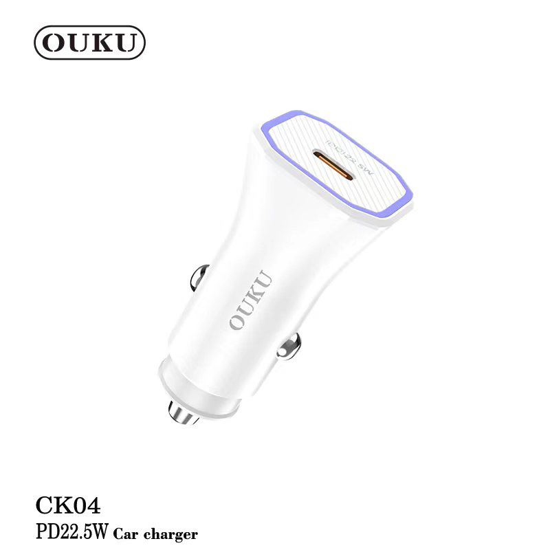 OUKU หัวชาร์จในรถยนต์ รุ่นCK04 Type-C PD 22.5W Car Charger ชาร์จเร็ว ของแท้ 100 รับประกัน 1 ปี ...
