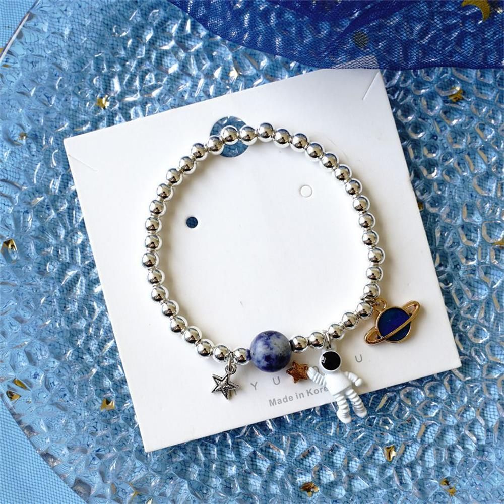 CUTE-FA ใหม่อินเทรนด์ยืดหยุ่นของขวัญเครื่องประดับกำไลข้อมือนักบินอวกาศ ...