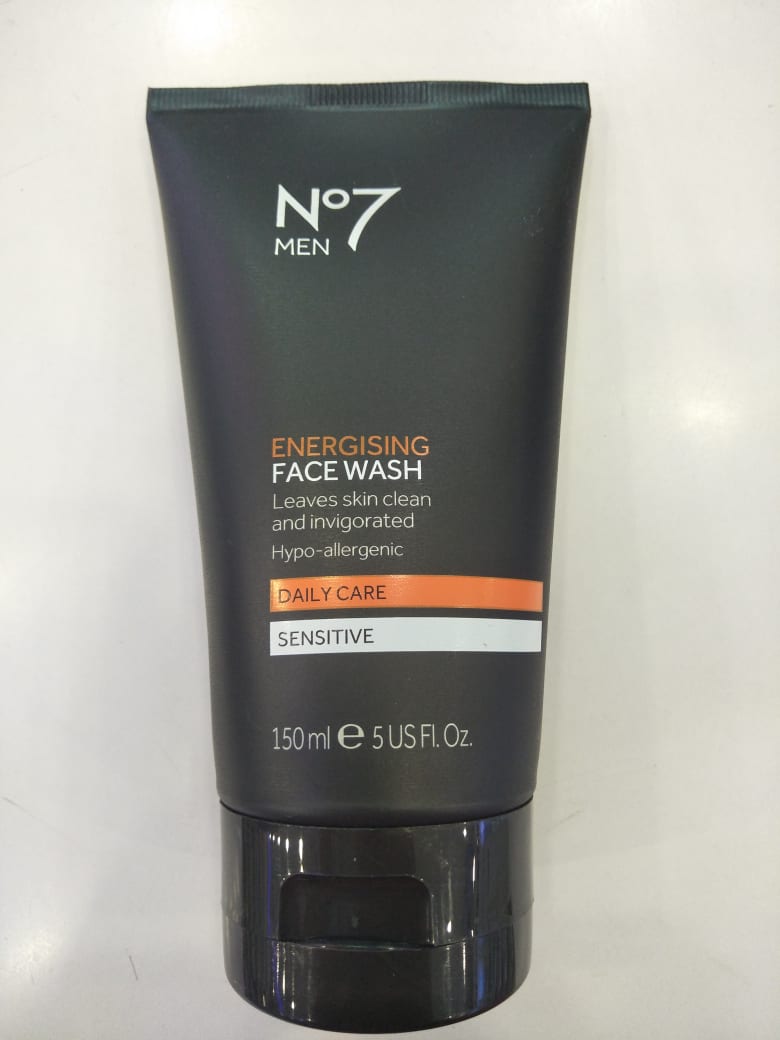 No7 Men Energising Face Wash 150ml. (เจลล้างหน้า) | Lazada.co.th