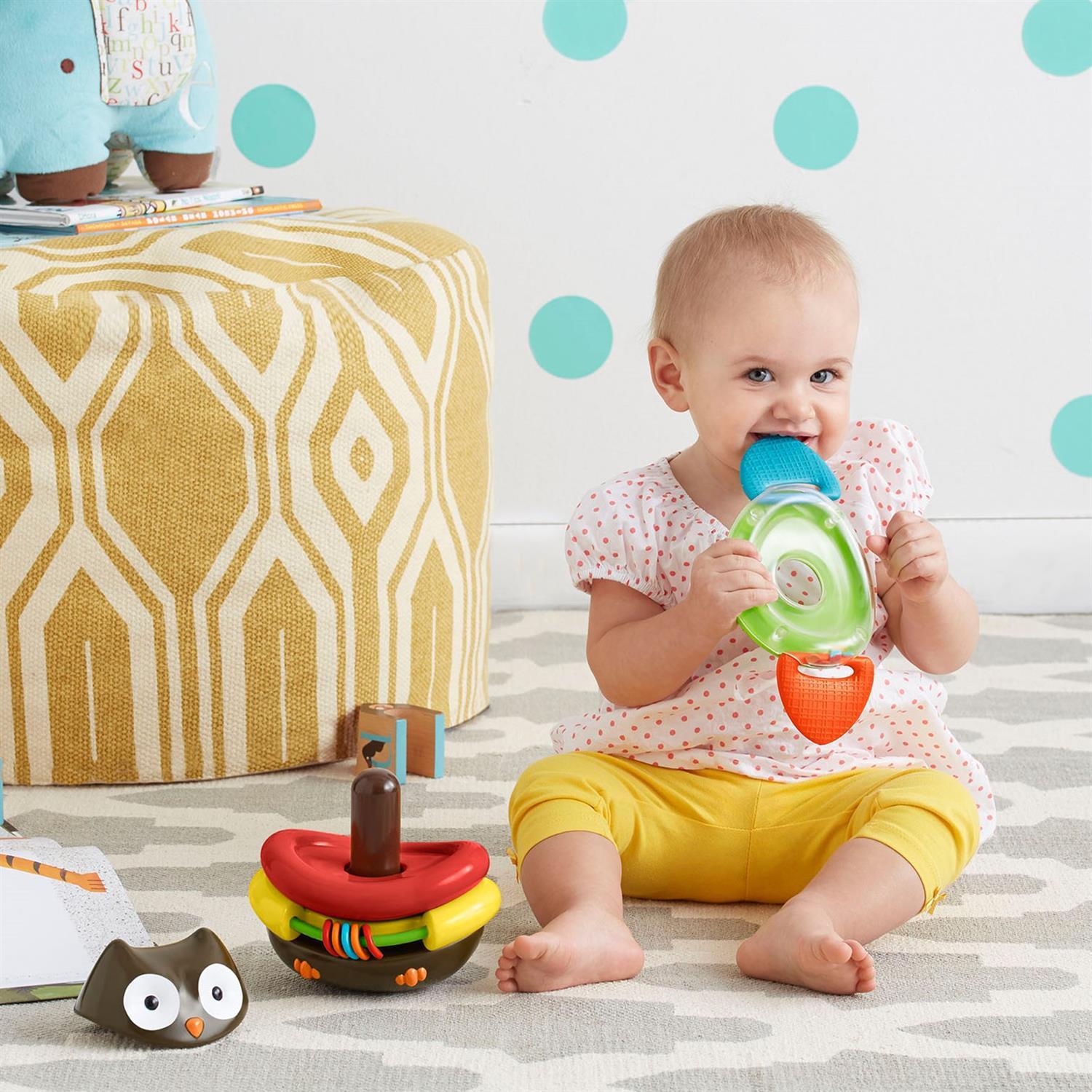 SKIP HOP EXPLORE & MORE ROCKING OWL STACKER ของเล่นเด็ก แยกชิ้นได้ ...