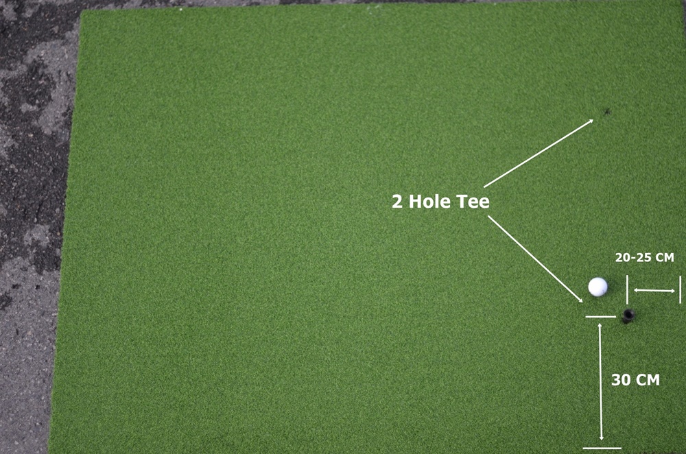 พรมหญ้าเทียมซ้อมกอล์ฟขนาด 150x150 ซม. GOFT MAT สำหรับซ้อมกอล์ฟ ความหนา ...