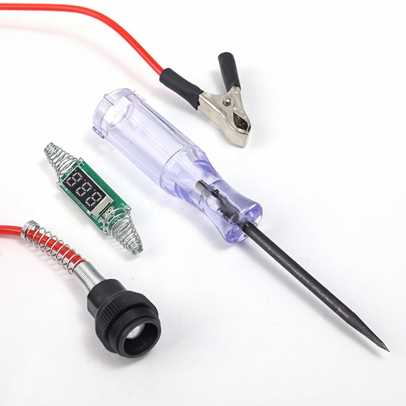 Car Truck Voltage Circuit Tester Digital Display Long Probe Pen Light ...