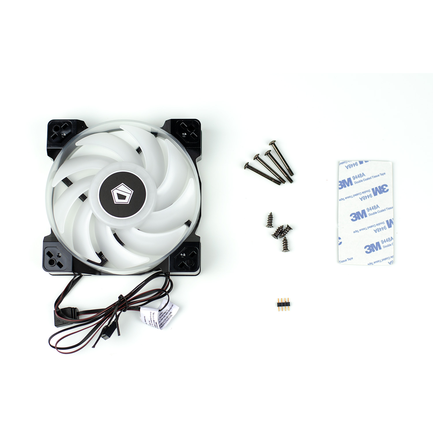 ID-COOLING DF-12025 RGB - 120MM PWM HIGH STATIC PRESSURE COMPUTER FAN ...