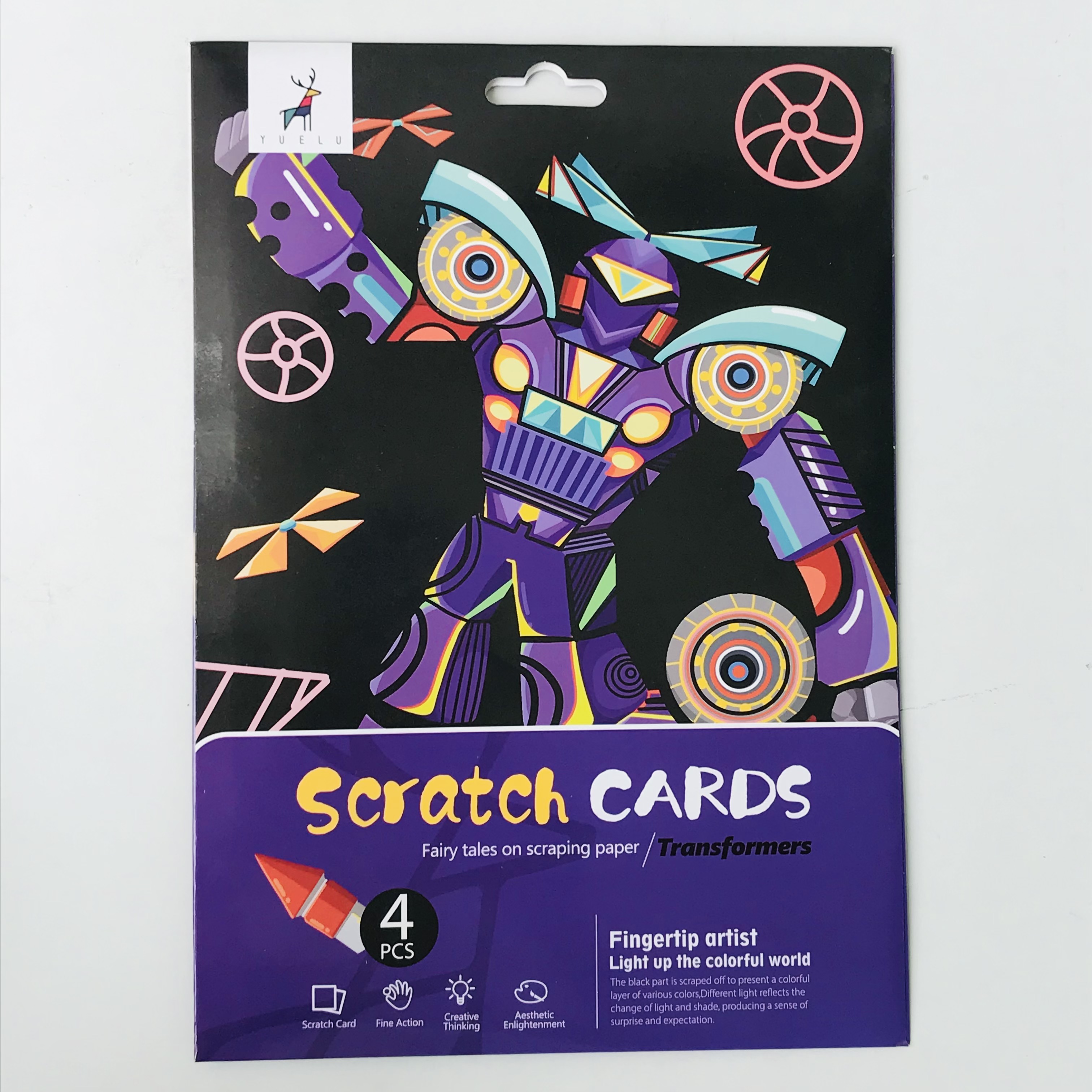 Scratch Art cards 4 X picture- Magic Space, Kids crafts, Kids Toys ...