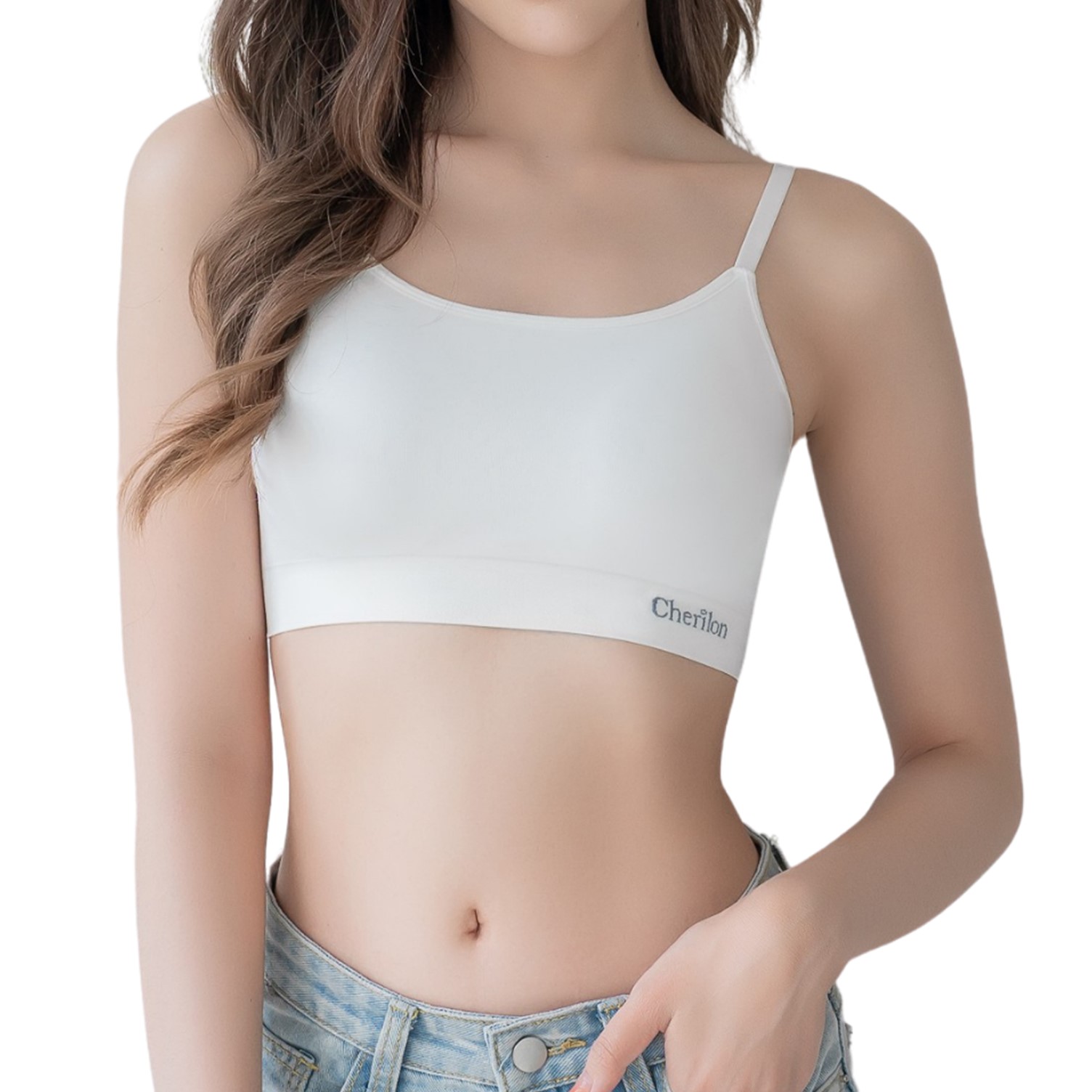 คุ้ม 3 ตัว Cherilon Tee Bra เชอรีล่อน บราไร้โครง เสื้อใน บรา เสื้อครอป สายเดี่ยว เสื้อในดันทรง ...