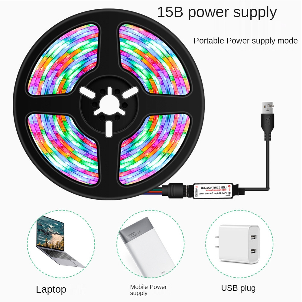 RGB Light Bar 16 Color Remote Control Waterproof Colorful Neon ...