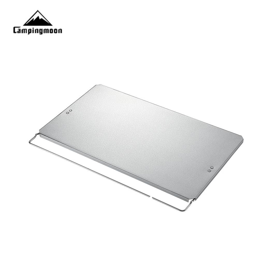 โต๊ะตะแกรง Campingmoon T-230 T-233 โต๊ะเหล็กพับ สีกากี สีดำ กระเป๋า แผ่นไม้ (ออกใบกำกับภาษีได้ ...