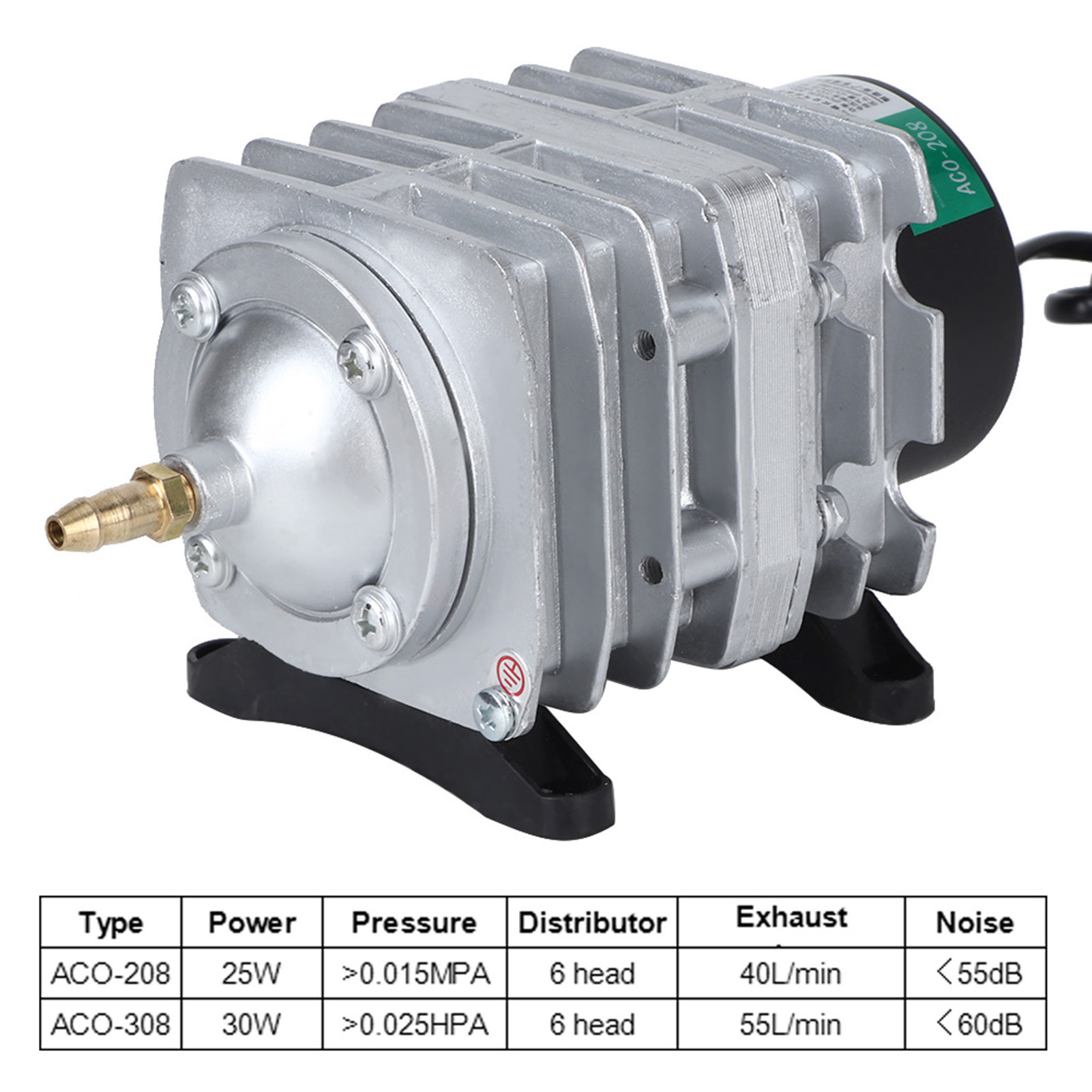 DC Magnetic Oxygen เครื่องสูบน้ำ Air Compressor Aerator สำหรับถังเก็บ ...