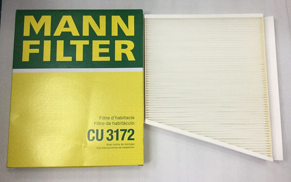 กรองแอร์ในรถยนต์ Benz E-CLASS (W211) - ปี 02-09' ยี่ห้อ Mannfilter รหัสสินค้า CU3172 สำหรับ ...