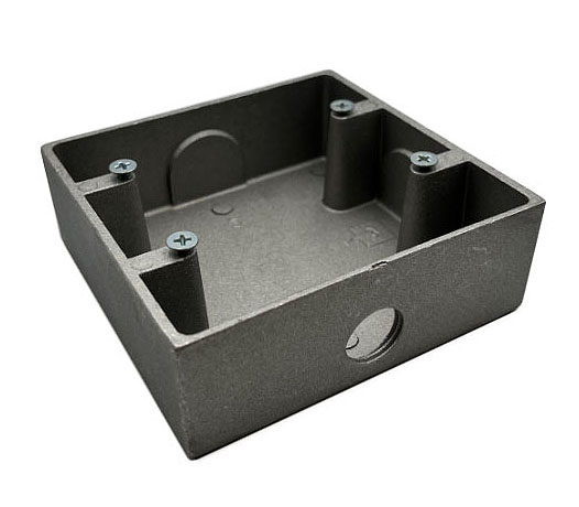 FS BOX บล็อคอลูมิเนียม สำหรับฝา 4-6 ช่อง WIDE SERIES 1 ทาง ขนาดรู 1/2 ...