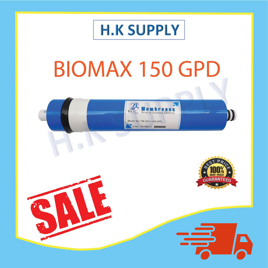 ไส้กรองน้ำ Aquatek เมมเบรน 150 GPD 2012 RO Membrane ไส้กรองเมมเบรน เครื่องกรองน้ำ UniPure BioMax ...
