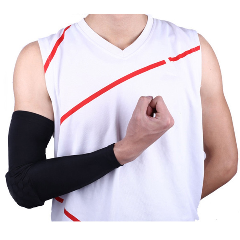 M Xl Sport Safety Elastic Gym Sport Basketball Arm Sleeve Shooting
