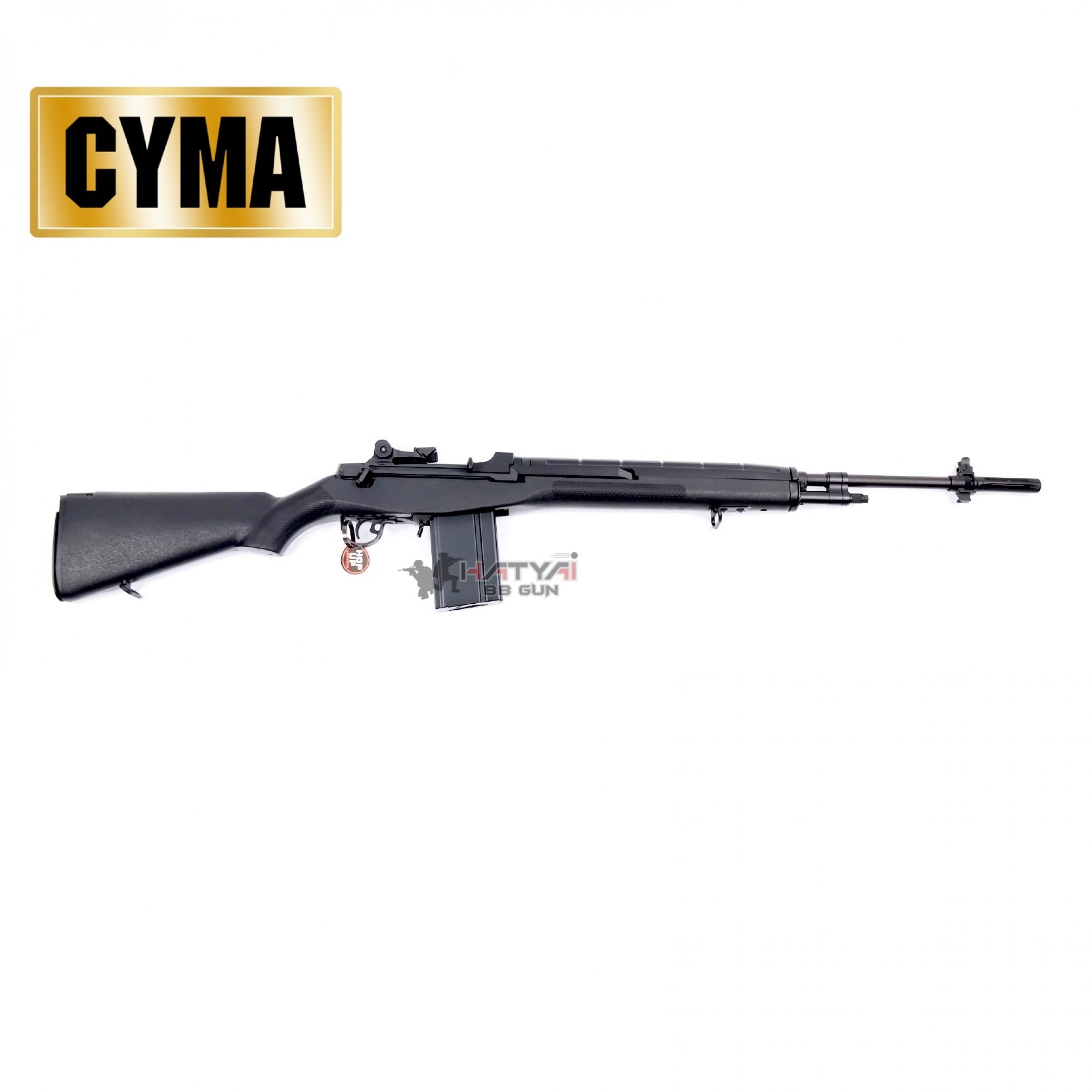 CYMA CM032 M14 BLACK RIFLE AEG. ไฟฟ้า สีดำ แถมลูกบีบี ~ 1,000 นัด ...