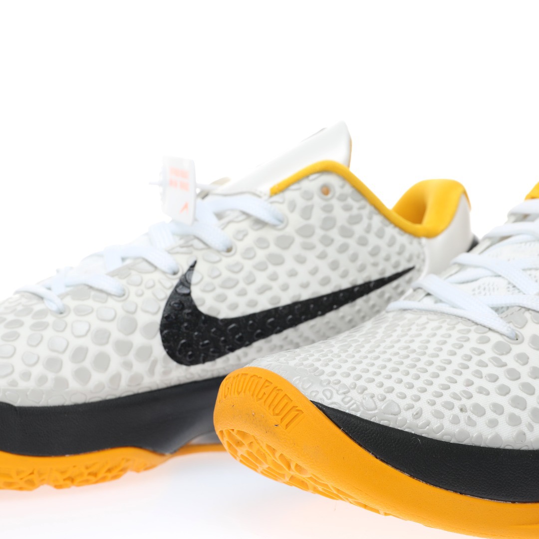 NEW Nike Zoom Kobe VI Protro White Del Sol ZK6 Kobe Sixth Generation ...