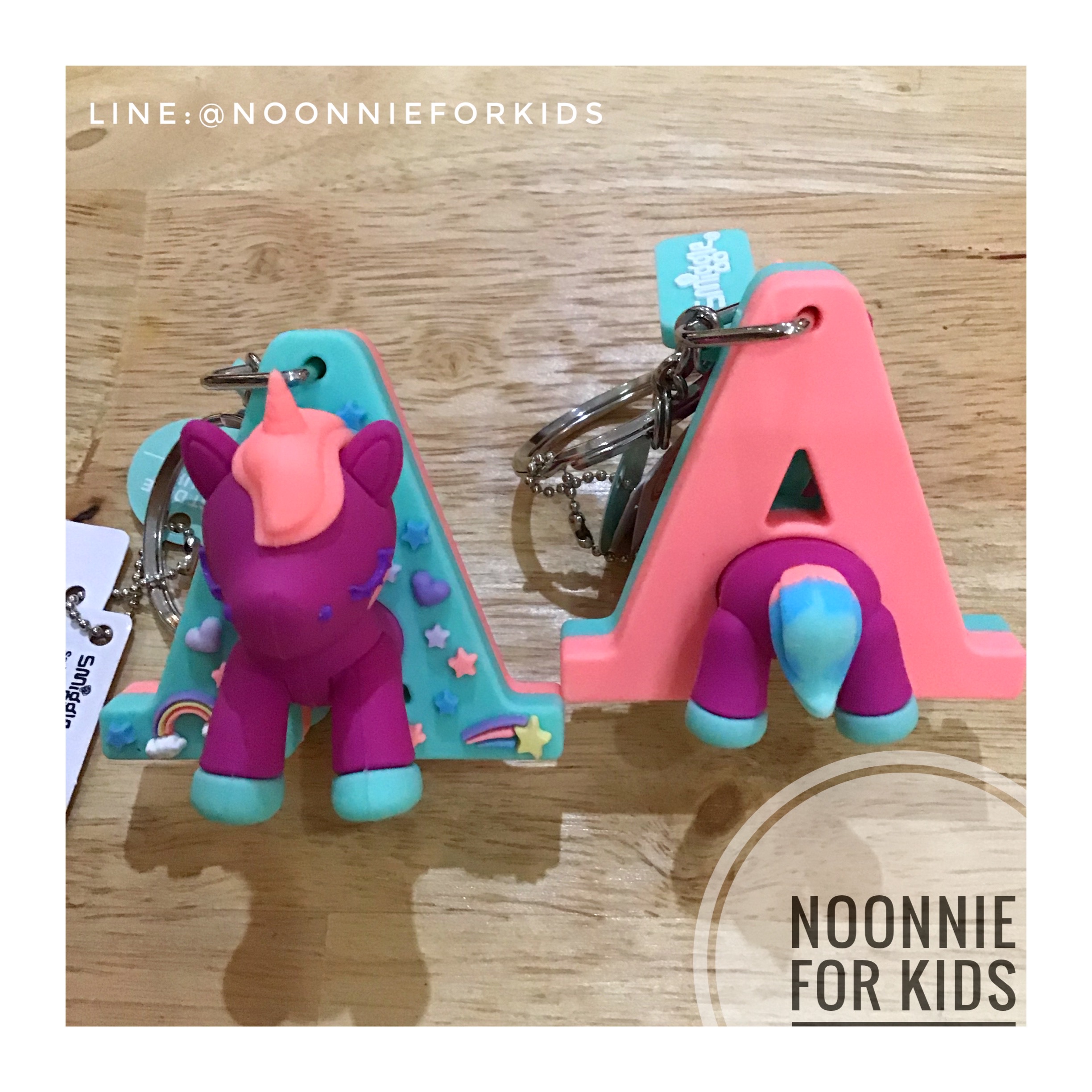 พวงกุญแจตัวอักษร Smiggle Scented Alphabet Keyrings ตัว A กลิ่นหอม ...