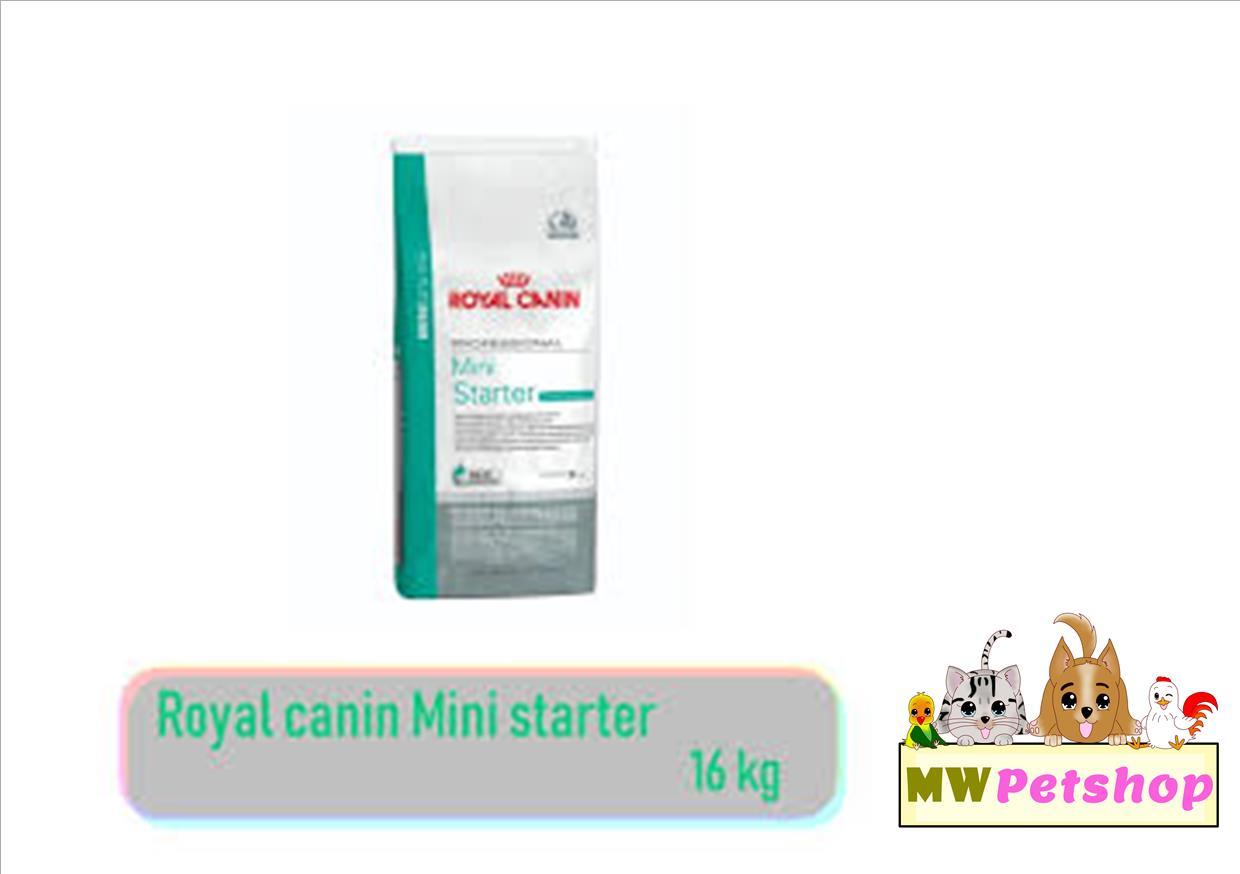 ราคา Royal Canin Mini Starter 16kg โรยัล คานิน อาหารลูกสุนัข | Maria ...