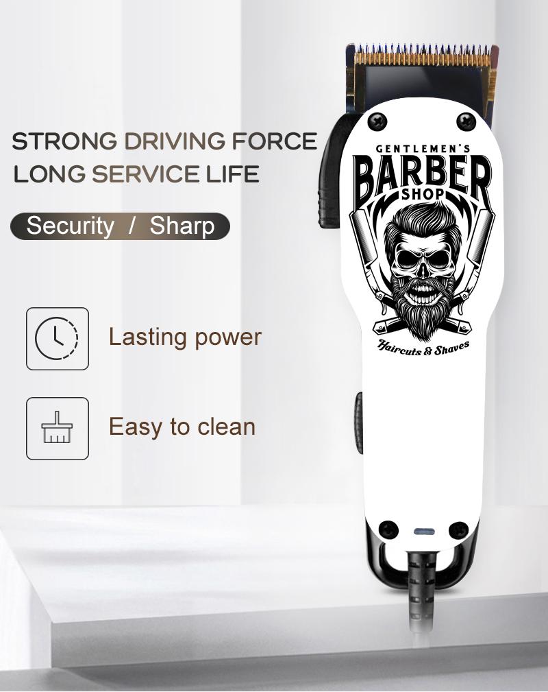 Ubeator Professional Digital Hair Trimmer Rechargeable Electric Men's ...