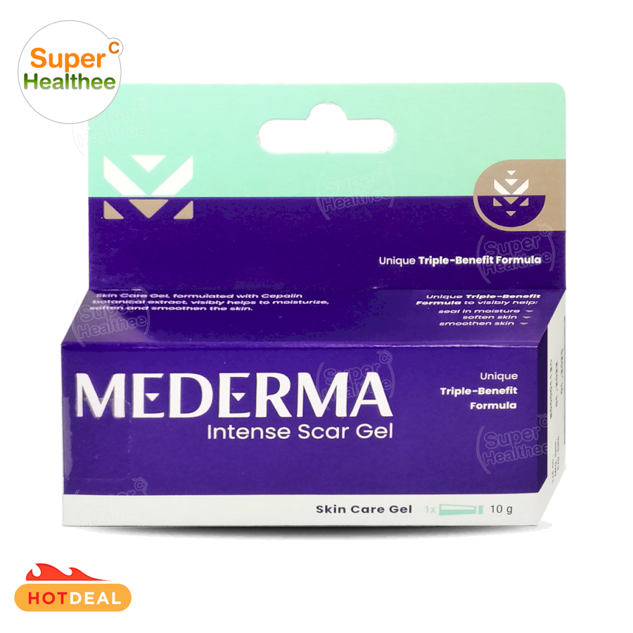mederma intense sacr gel 10 กรัม มีเดม่า อินเทนส์ สการ์ เจล (แพ็คเกจ ...