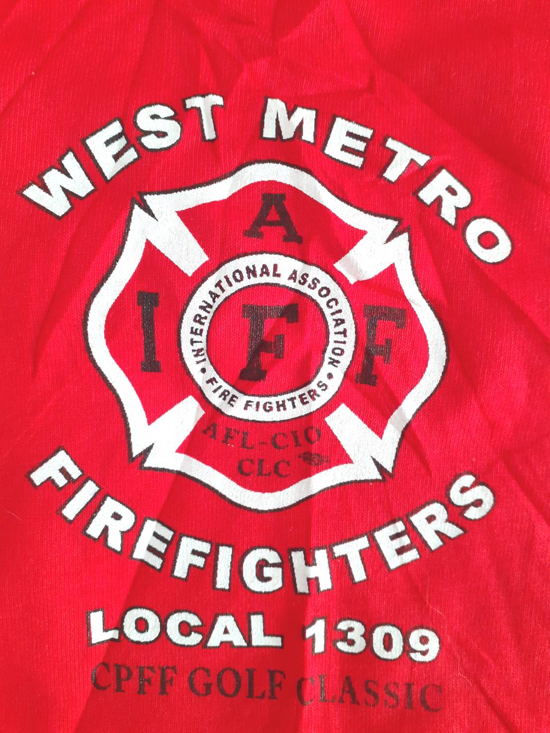 No.2129 เสื้อยืด F.IRE FIGHTER Size X Lรอบ-อก45 ยาว29 เนื้อผ้า คอตตอล ...