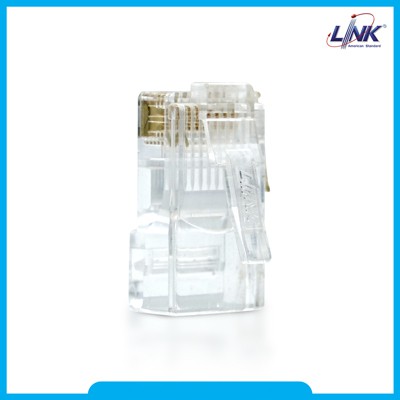 หัวแลน LINK US-1001/US-1051-X CAT 5E RJ45 Plug 10ชิ้น/แพ็ค มีหลายสีให้เลือก - BigShop55 - ThaiPick