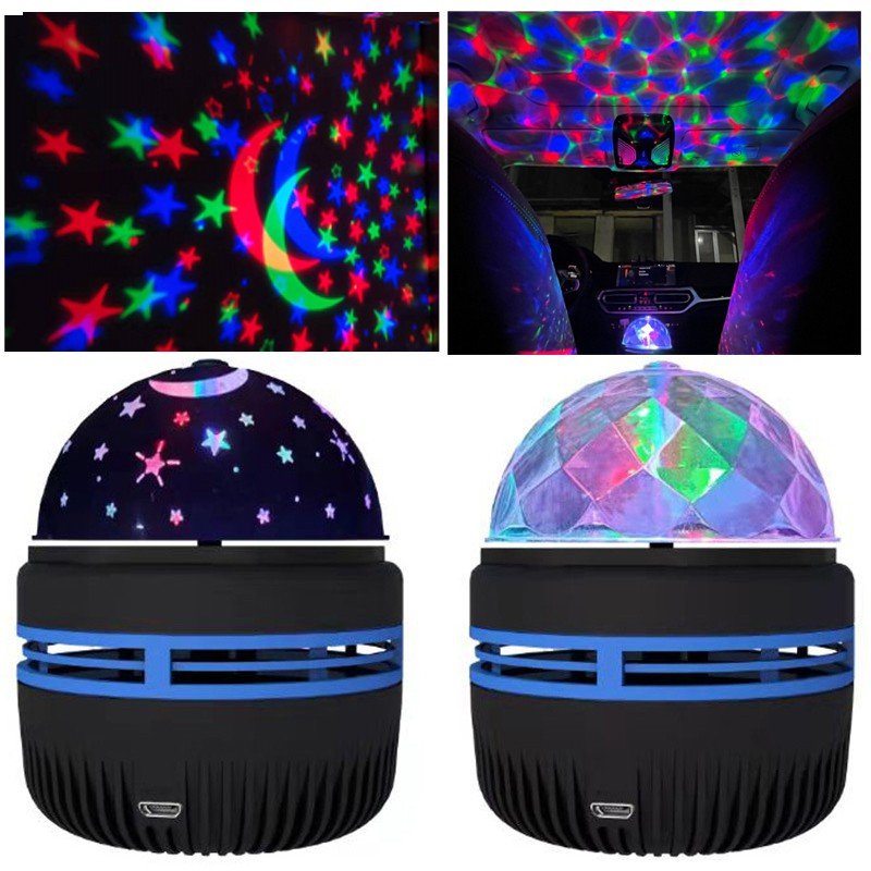 ส่งฟรี360ไฟ LED ดาวหมุนได้ ไฟตกแต่งห้อง โคมไฟดาว รูปร่างทรงกลม สามารถ ...