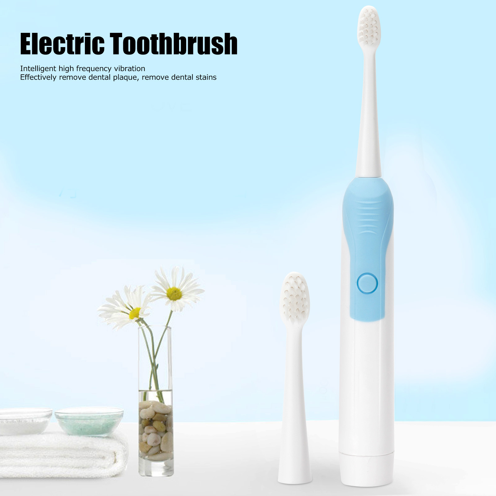 Electric Toothbrush Waterproof Full-Automatic Brightening Tooth Brush ...