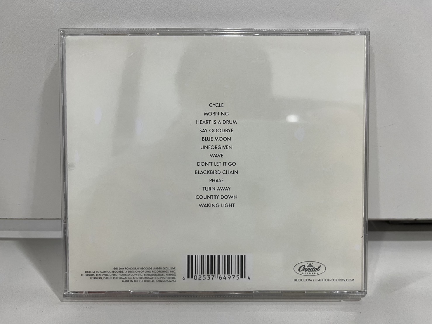 1 CD MUSIC ซีดีเพลงสากล BECK MORNING PHASE - BECK MORNING PHASE (M3F159 ...