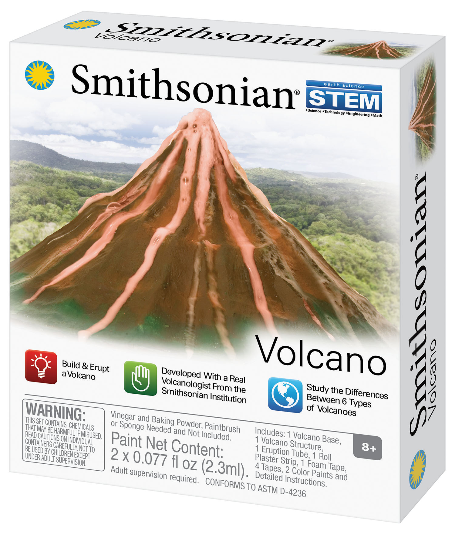 Smithsonian Micro Volcano ของเล่นวิทยาศาสตร์ ชุดอุปกรณ์ทดลองการเกิด ...