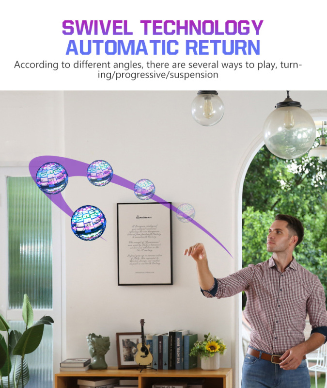 Flynova Pro Flying Spinner ของเล่นสำหรับเด็ก Flying Boomerang Spinner ...