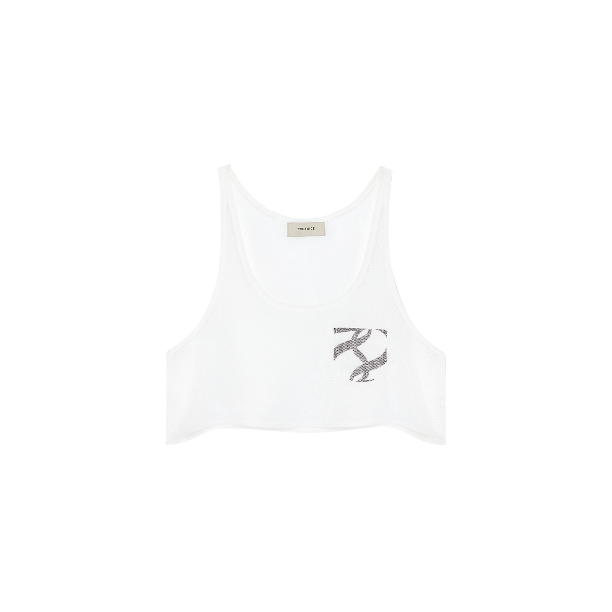 Twotwice - Translucent crop tank- เสื้อกล้ามผ้าตะข่าย สินค้าเฉพาะตัวนอก ...