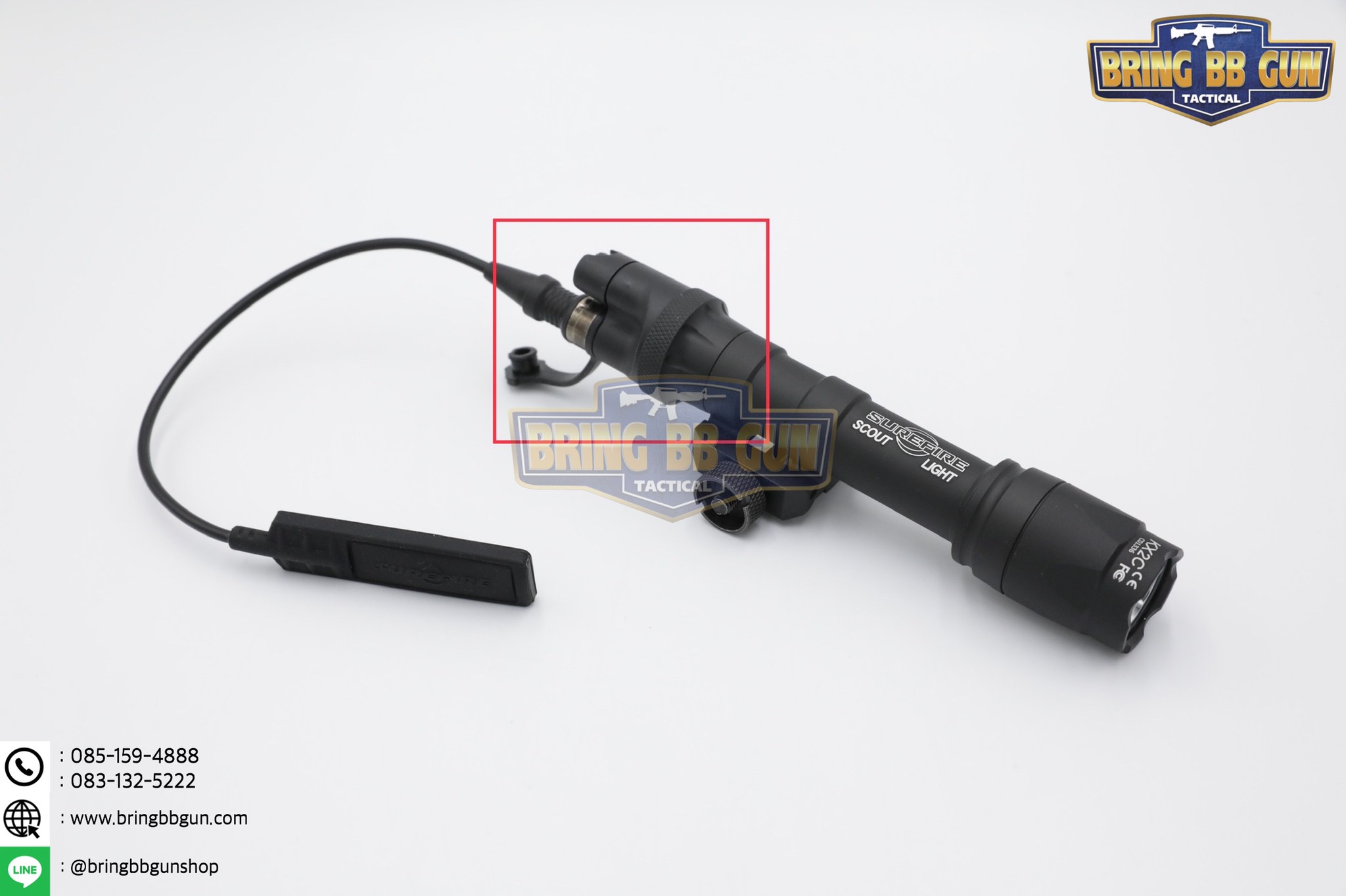 สวิตช์ไฟฉายใส่ M300 M600 (ตูดไฟฉาย) ยี่ห้อ Surefire (Mount Tail Switch) (DS00 WEAPONLIGHT TAIL ...
