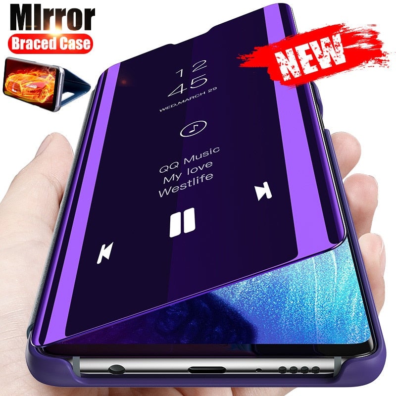 Smart Mirror Flip เคส Samsung Note 20 Note 20 Plus Note 20 Ultra S20 ...