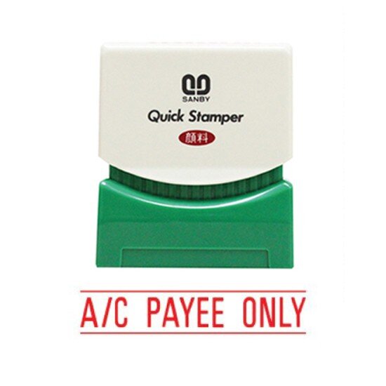 ตรายางหมึกในตัว (A/C PAYEE ONLY) ซันบี้ SANBY A-2 | Lazada.co.th