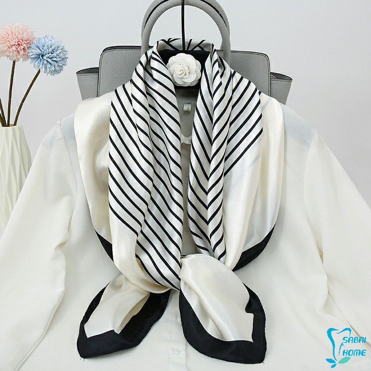 ผ้าพันคอ ผ้าคลุมไหล่ สไตล์โบฮีเมียน ไหล่ ผ้าพันคอ silk scarf - SABAI ...