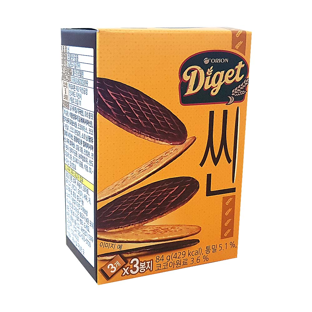 พร้อมส่ง!!! ขนมเกาหลี บิสกิตช็อคโกเเลต Orion Digest thin | Lazada.co.th