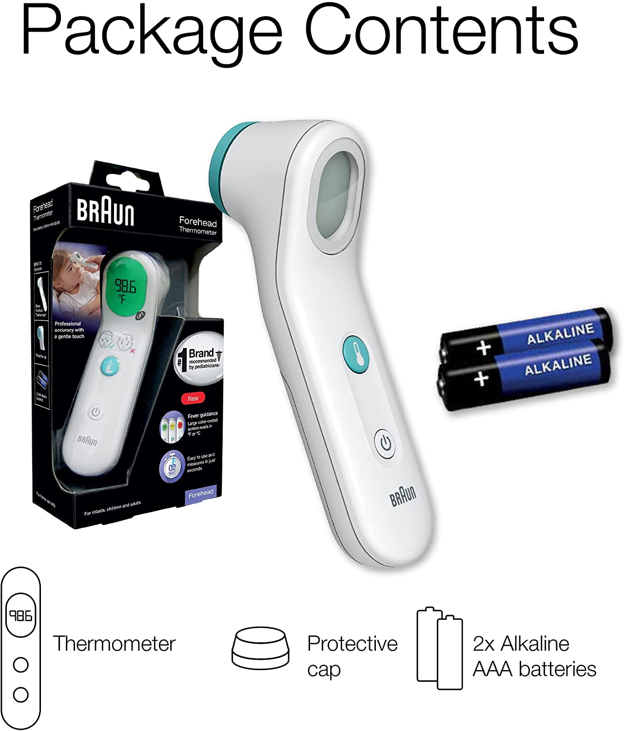 Braun Forehead Thermometer - Digital Thermometer with Professional ...