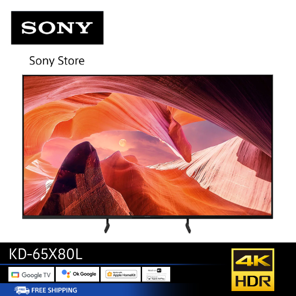 KD-65X80L (65 นิ้ว) 4K Ultra HD High Dynamic Range (HDR) สมาร์ททีวี ...