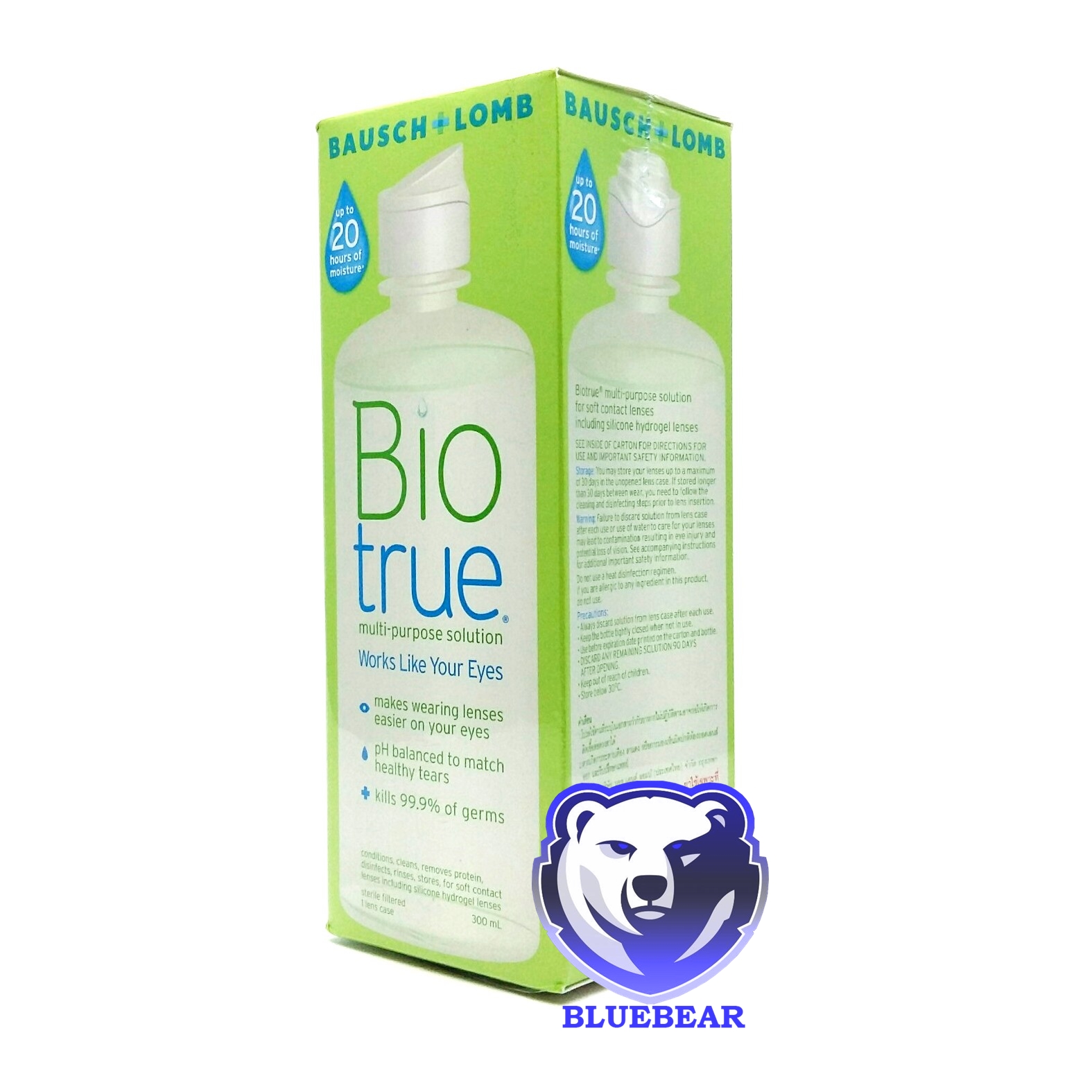 BIO TRUE MULTI-PURPOSE SOLUTION 300ML น้ำยาล้างคอนเทค - Cynthia ...