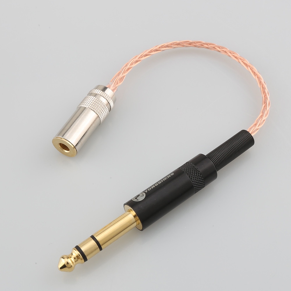 Audiocrast Single Crystal Copper 6.35mm TRS 3pin Male to 4.4mm Balanced ...