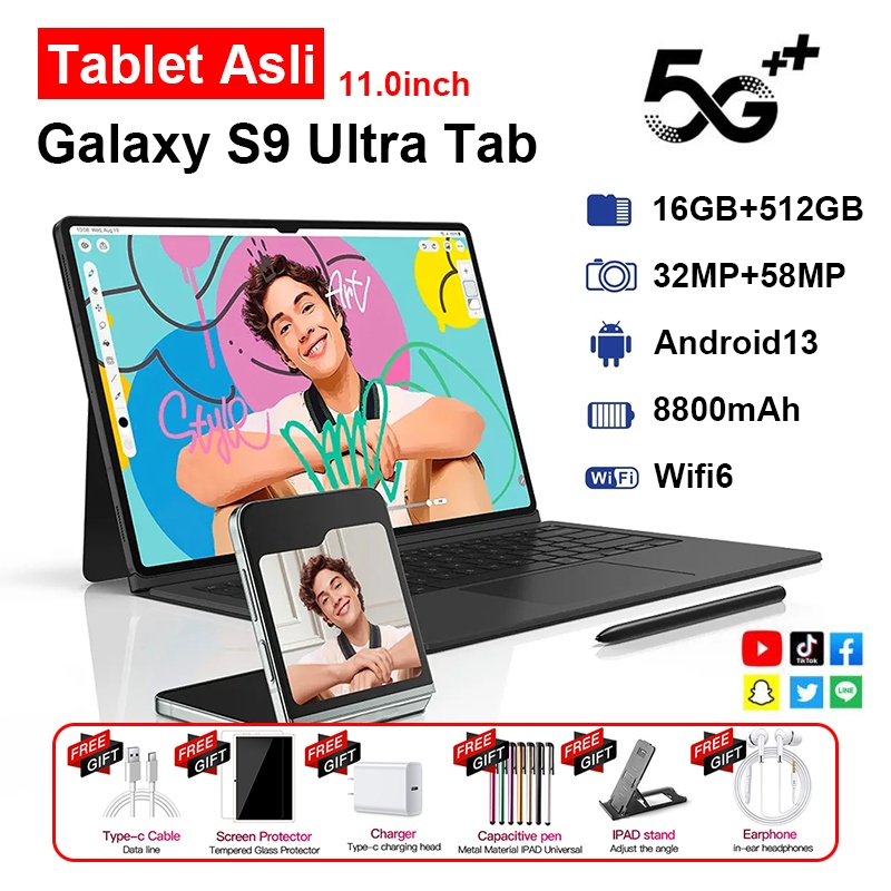 COD Tab S9 Ultra แท็บเล็ต 12 นิ้ว 12GB 512GB Gaming Tablet 2024 ...