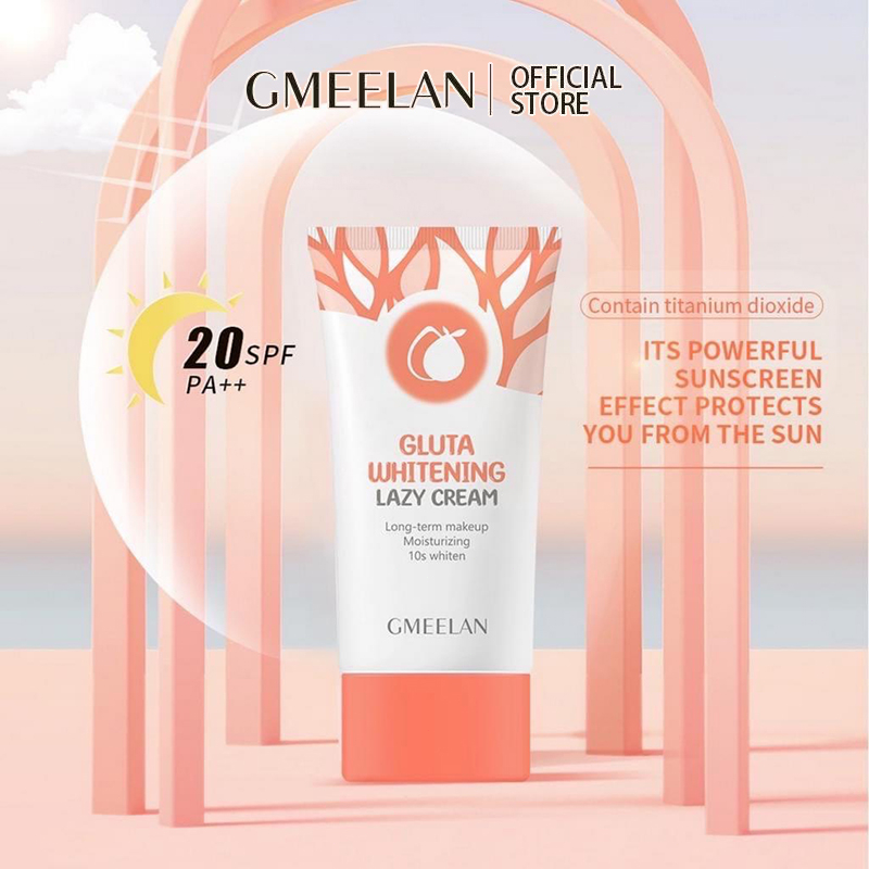 พร้อมส่ง Gmeelan Gluta Whitening Lazy Cream ครีมไวท์เทนนิ่ง ครีมบำรุง ...