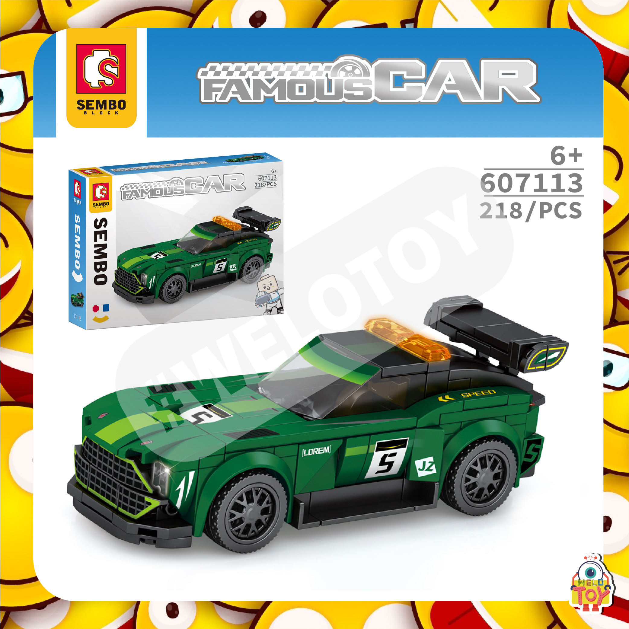 ตัวต่อ รถแข่ง Sembo Block Race Car รถฟอร์มูล่า | Lazada.co.th