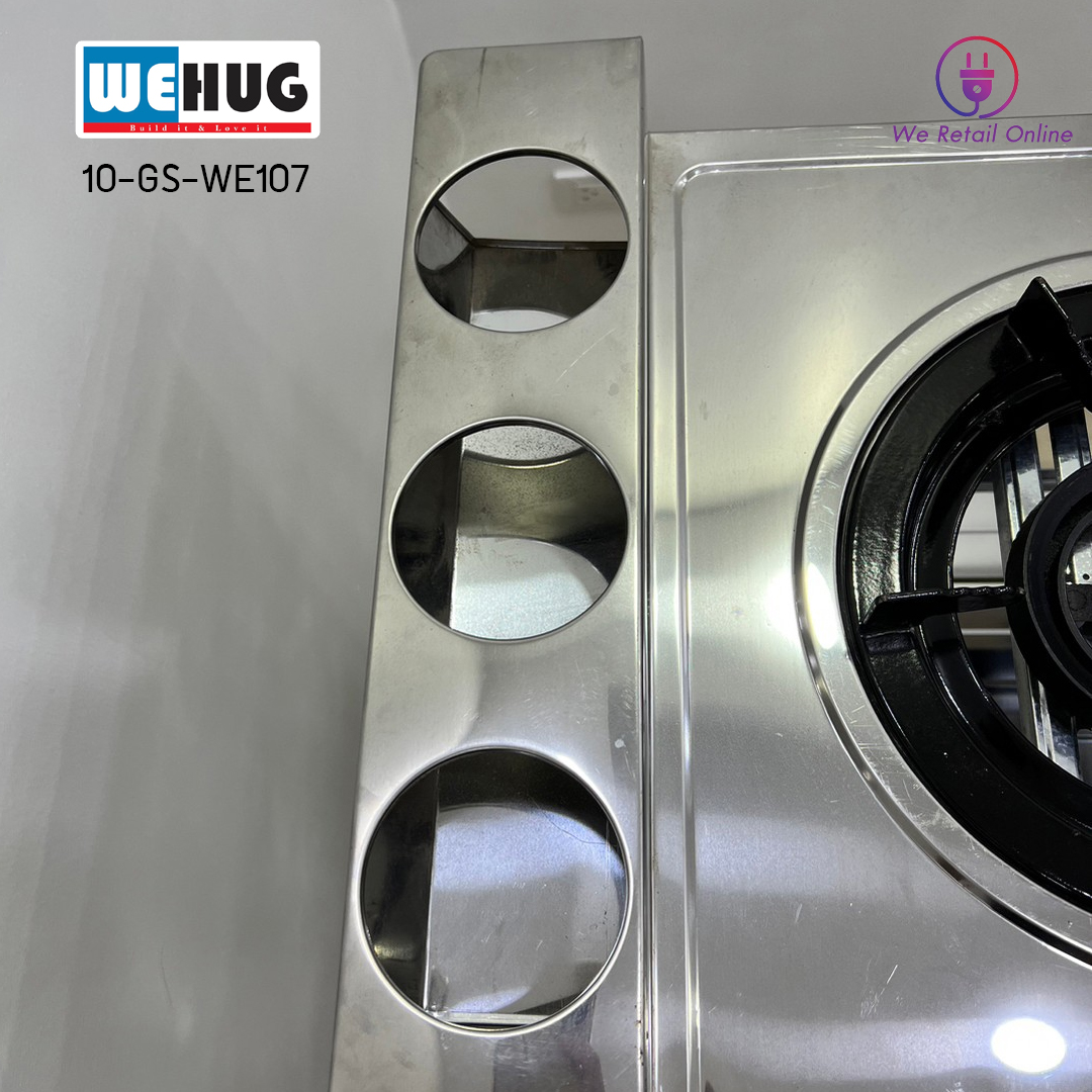 เตาแก๊สตั้งพื้น (หัวเดี่ยว) ชั้นวางเตาแก๊ส สแตนเลส มีที่วางขวด ...