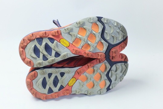 Merrell All Out Peak Trail Running Shoe Spicy OrangeAstral Aura Size 41 ...