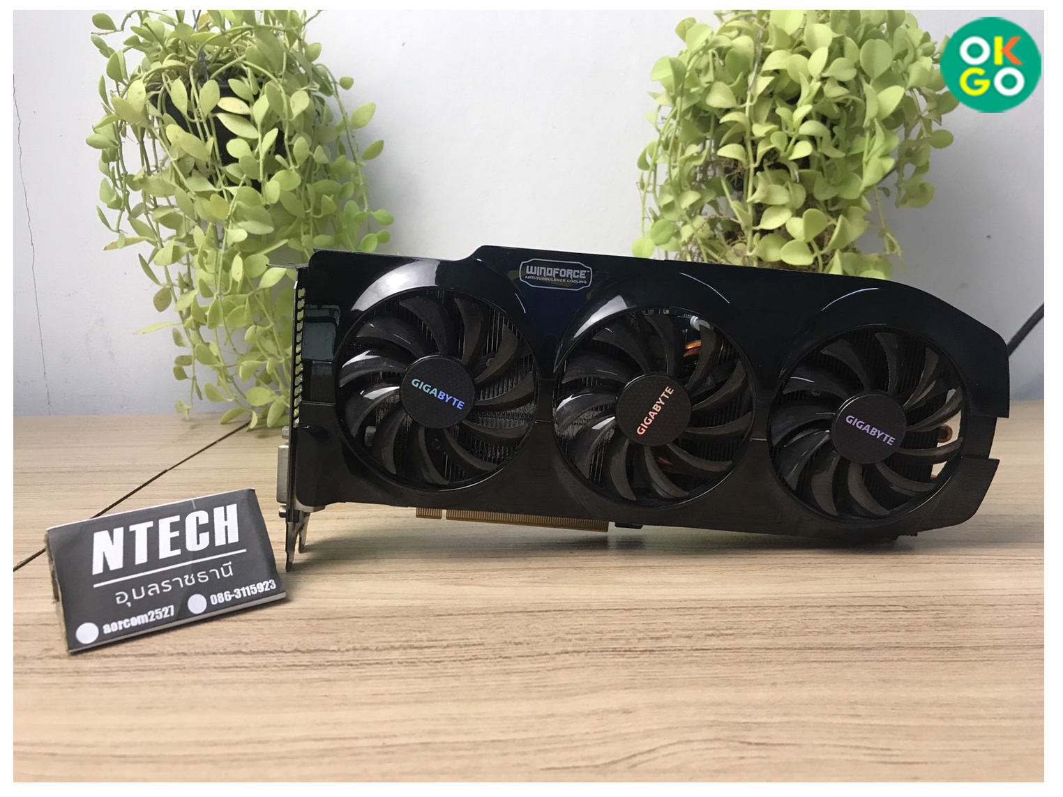 VGA (การ์ดจอ) GIGABYTE GTX 680 WindForce 3X OC - OK GO - ThaiPick