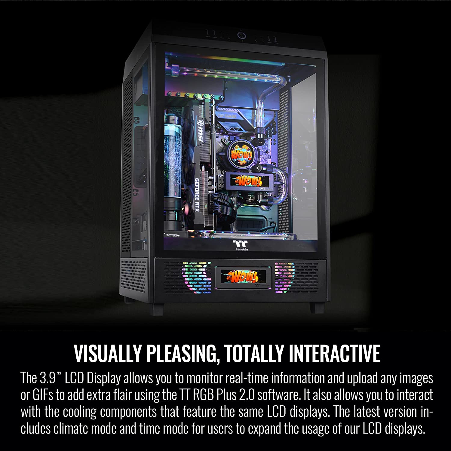 Thermaltake Tower 500 Vertical Mid-Tower Computer Chassis Supports E ...
