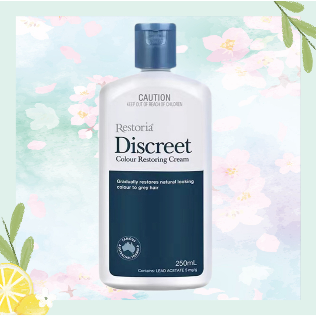 250 ml. Restoria Discreet Colour Restoring Cream ครีมแต่งผมดำ เรสโตเรีย ...